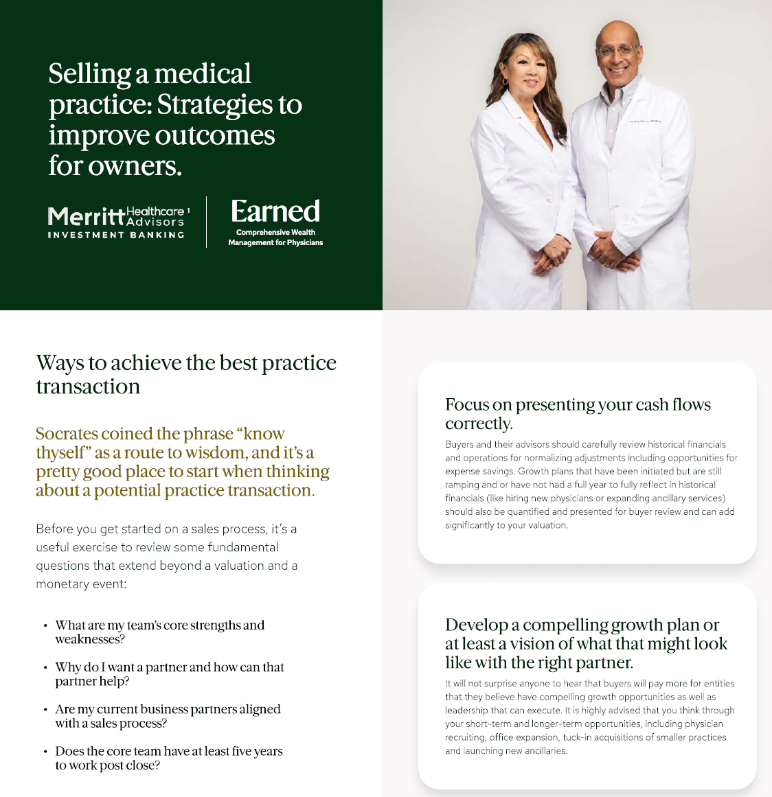 Selling Medical Your Medical Practice: Strategies To Improve Outcomes Selling Medical Your Medical Practice: Strategies To Improve Outcomes